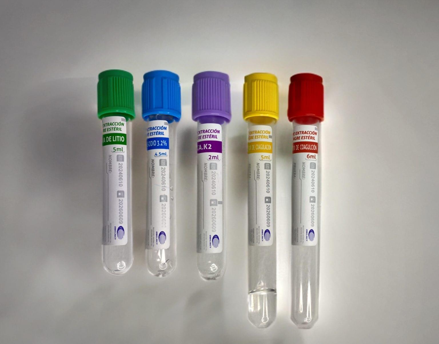 Tubos de Extracción de Sangre – Ziboject