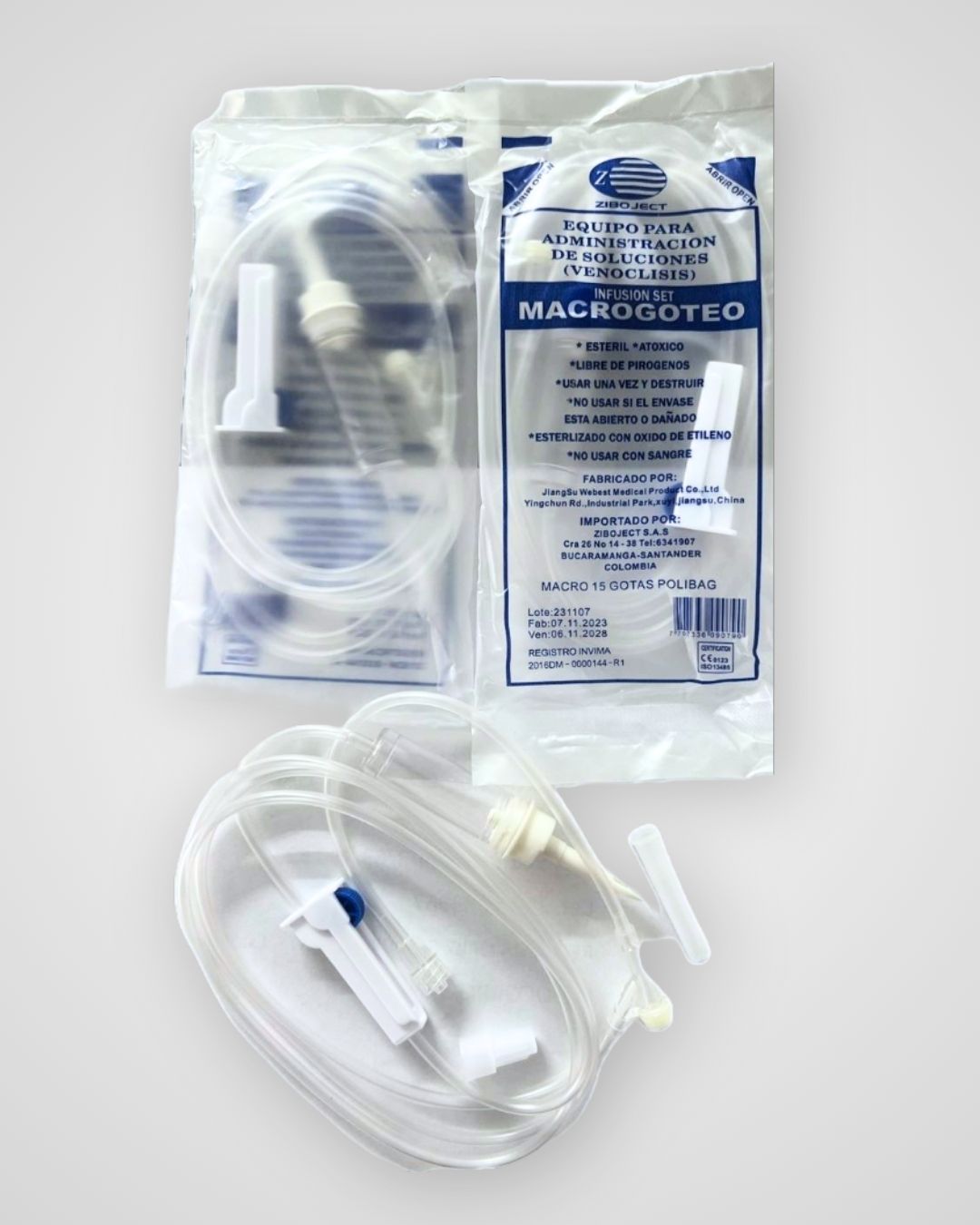 Equipo Macrogoteo PolyBag – Ziboject